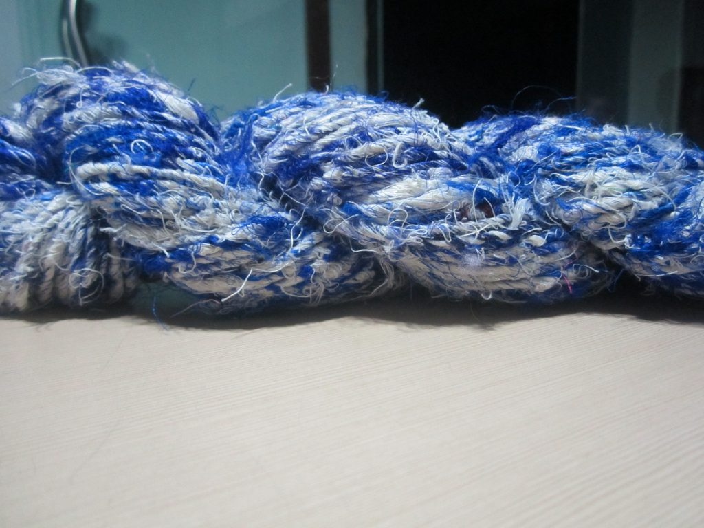 Recycle Linen Yarn-BLUE | Manufacturer and Supplier of Linen Yarn